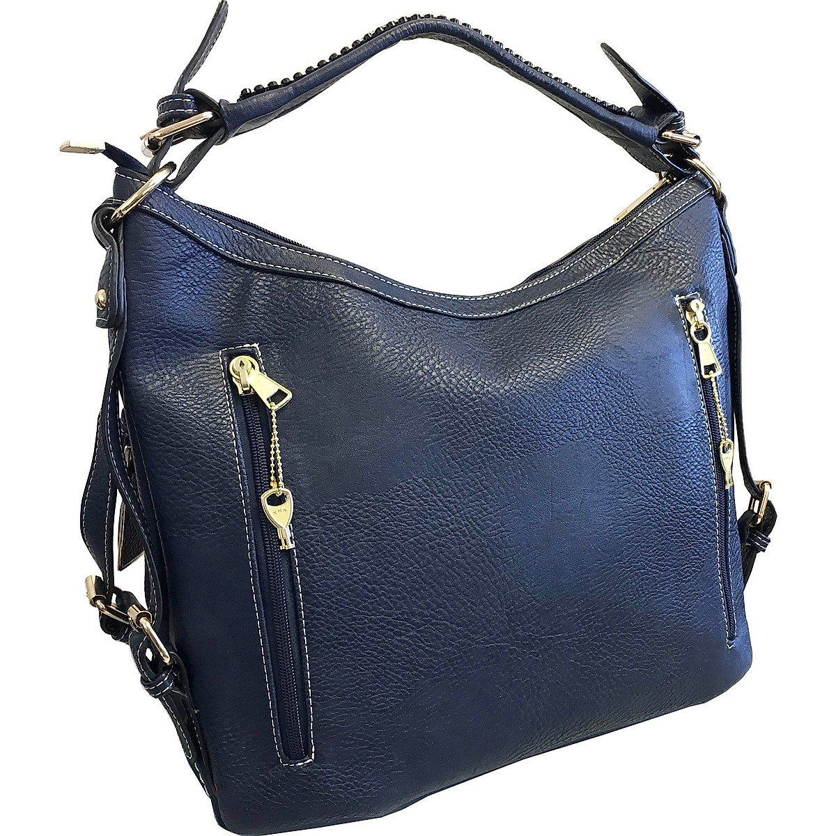 Cross Body Gun Concealment Purse Left/Right Hand 8007 BLUE