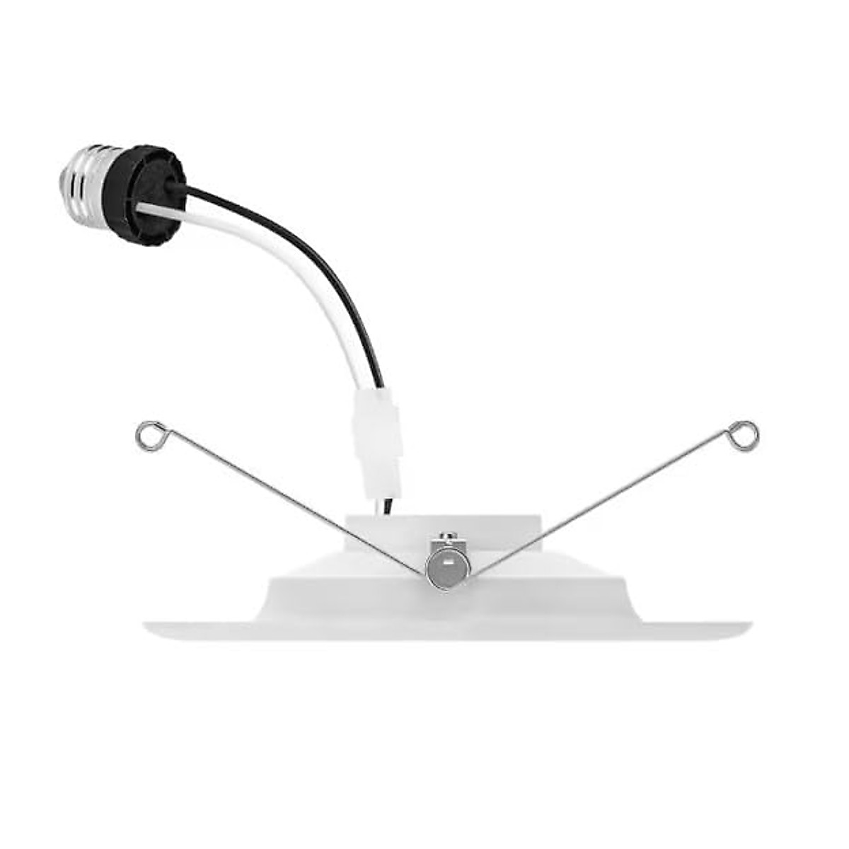 EcoSmart 5/6 in. Bright White Integrated LED Recessed Trim (4-Pack), NB01cA10FR1-309