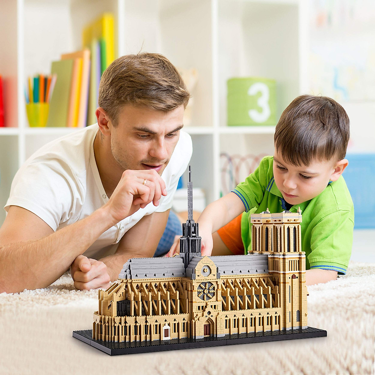 DOLBLOCK Notre Dame De Paris World Famous Micro Building Blocks Collection Model Architecture Sets for Adults 7380 PCS, Ideas DIY Mini Bricks Toy Present for Kids