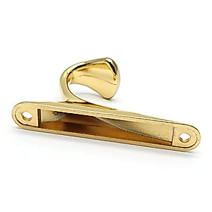Rannb Gold Hooks Single Coat Hooks Wall Mounted Single Hook - 6pcs
