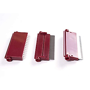 Penn-Plax VacGroom Pet Grooming and Shedding Vacuum Attachment Kit – Great for Dogs, Cats, and Your Furniture! Works With Almost All Vacuum Brands