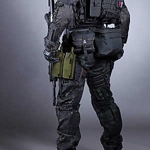 FRTKK Molle Mag Pouch, Open Top Single/Double/Triple Magazine Pouch Holder Carrier for M4 M16 AK AR Glock M1911 92F 9mm