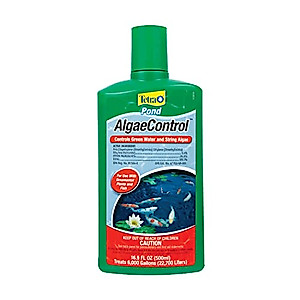 Tetra Pond AlgaeControl , 16.9 ounces, Controls Algae in Ornamental Outdoor Ponds and Fountains