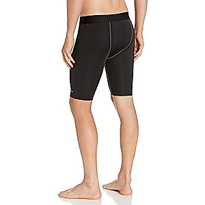 Amazon Essentials Men's Control Tech 9" Short, Black, Small