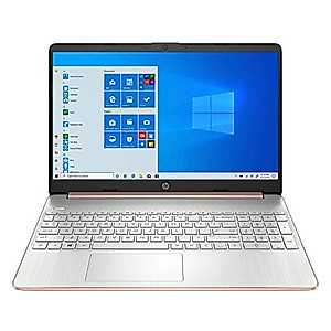 HP 15.6inch HD Laptop, AMD Quad-Core Ryzen 5 3500U Processor Up to 3.70GHz, 8GB DDR4 RAM, 256GB NVMe M.2 SSD, AMD Radeon Vega 8 Graphics, Win10 OS, Rose Pink (Renewed)