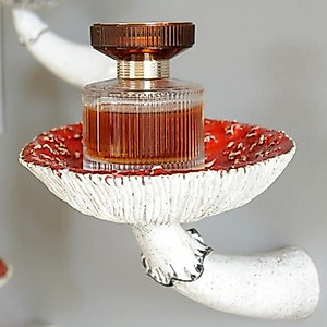 WSZJJ Mushroom Wall Rack Creative Storage Rack Mushroom Shaped Home Decoration Pendant Wall Rack