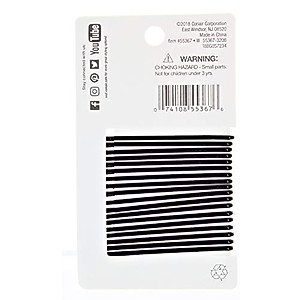 Conair Styling Essentials Firm Hold Bobby Pins 18 ea, Black, Pack of 1