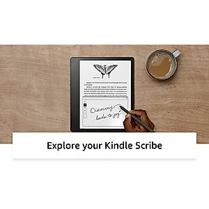 Kindle Scribe (32 GB) the first Kindle for reading, writing, journaling and sketching - with a 10.2” 300 ppi Paperwhite display, includes Premium Pen