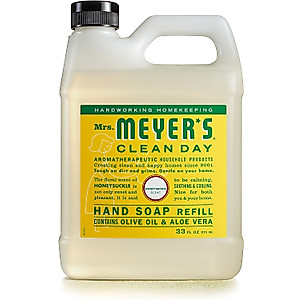 MRS. MEYER'S CLEAN DAY Liquid Hand Soap Refill, Honeysuckle, 33 Oz