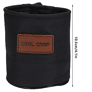 Mxzzand Chair Side Cup Holder Convenient to Be Hung Chair Cup Rack Bottle Holder for Outdoor Barbecue Picnic Fishing