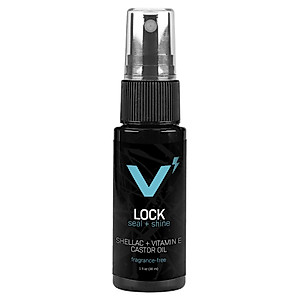 VOLT Lock Beard and Mustache Color Sealer for Instant Beard Dye and Shine with Castor Oil and Vitamin E - 1oz