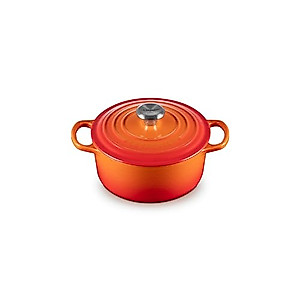 Le Creuset Enameled Cast Iron Signature Round Dutch Oven, 2 qt., Flame