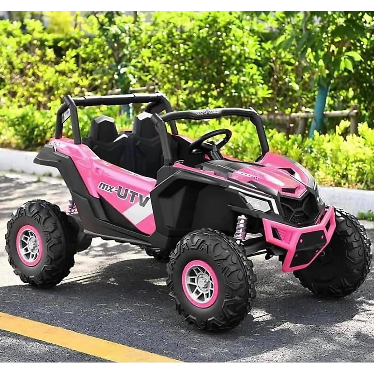 Next Generation 4X4 Upgraded Kids Ride ON CAR Power Wheel Quad Buggy UTV MX Side by Side RZR ATV 24V XL Rubber Tiers