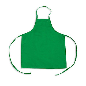 KNG Kids Cooking Apron for Girls and Boys – Medium, Kelly Green