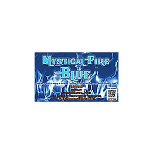 Mystical Fire Campfire Fireplace Colorant Packets (6 Pack, Mystical Fire Blue)