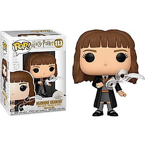 HARRY POTTER - Hermione Granger with Feather Funko Pop! Vinyl Figure (Bundled with Compatible Pop Box Protector Case)