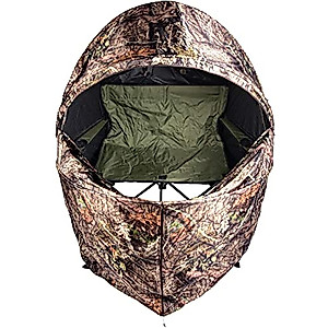 Ameristep Tent Chair Blind | 1-Person Hunting Blind in Mossy Oak Break-Up Country