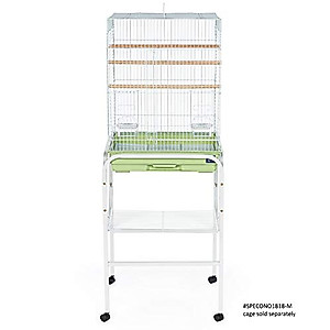 Prevue Pet Products Bird Cage Stand with Shelf, White