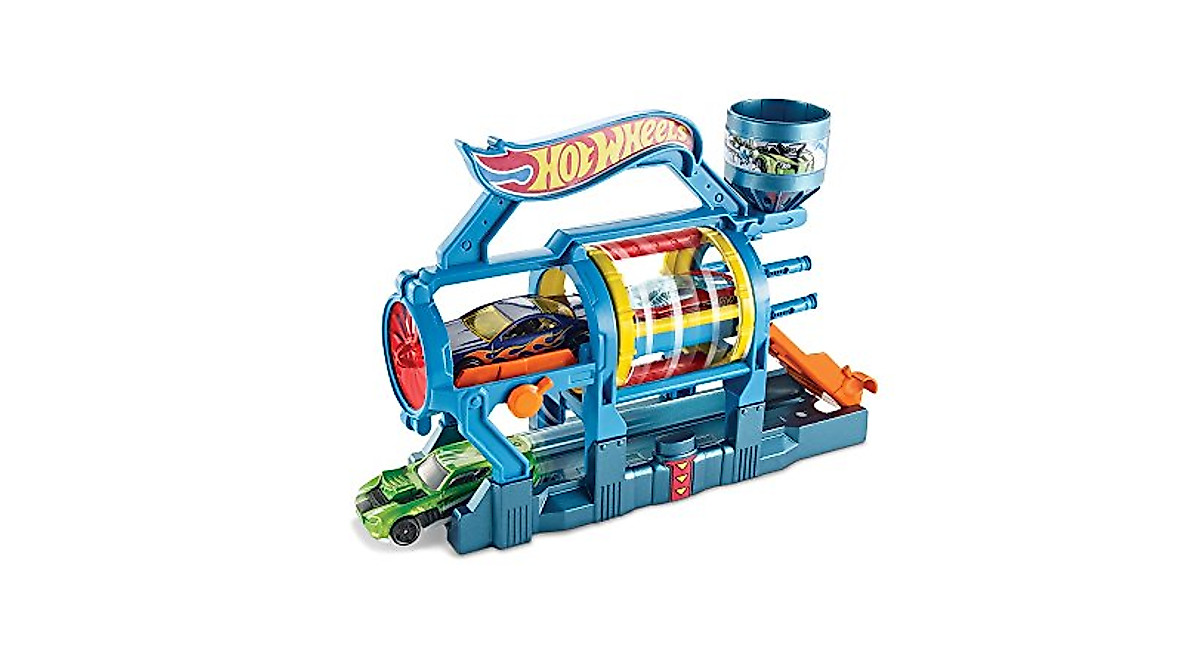 Hot Wheels Turbo Jet Car Wash Play Set | Portable & Connectable Fun