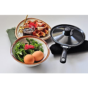 Imusa Casserole with Lid and Handle, STD, Black, Red or Blue