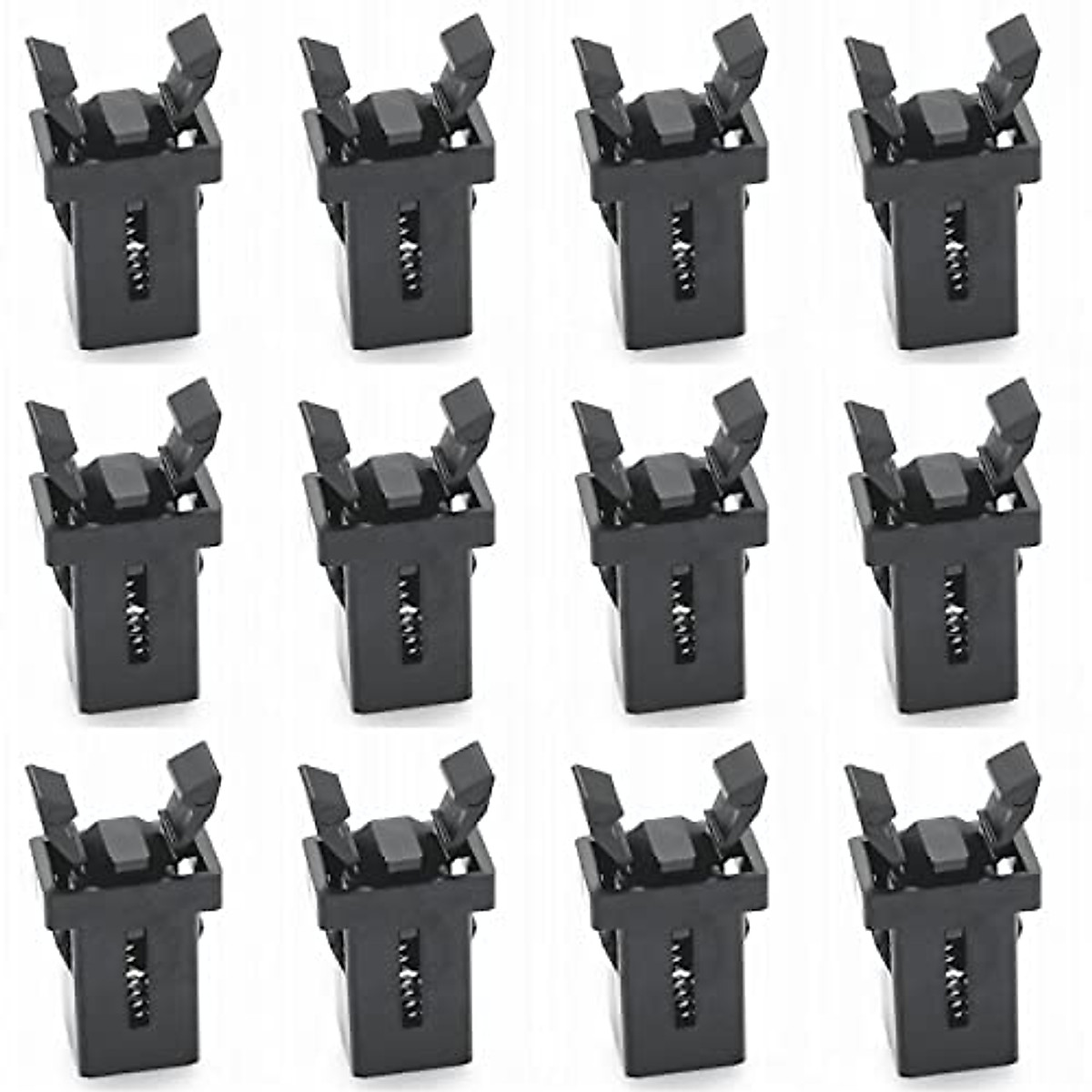 JZK 12 PCS Touch Bin Lid Catch Replacement Compatible with Brabantia Bin, Bin Latch Lock Repair, Bin Touch Lid Clips, Replacement Bin Clasp