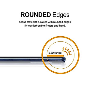 Supershieldz (2 Pack) Designed for Samsung (Galaxy S9 Plus) Tempered Glass Screen Protector with (Easy Installation Tray) Anti Scratch, Bubble Free (Black)