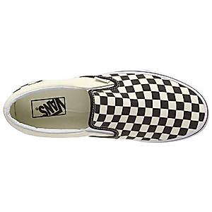 Vans Unisex Adults' Classic Slip On, Black/Off White Check, 7 UK