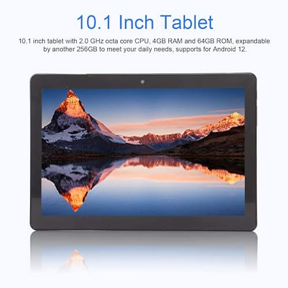 Luqeeg Tablet Call, HD Tablet Octa Core CPU 8MP 13MP Dual Camera 100-240V 1920x1200 Resolution 4GB 64GB (#1)