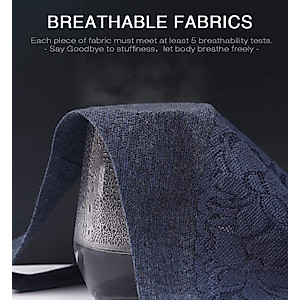 Altheanray Cotton Seamless Thongs for Women No Show Lace Thong Underwear G String Panties (3010L,Solid LP)