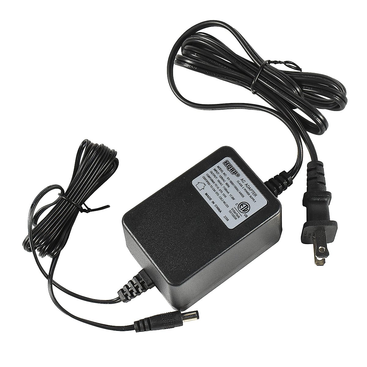 HQRP 16V AC Adapter Compatible with Peavey DeltaFex, DeltaFex Twin, Dual DeltaFex Stereo Effects Processor, PFC-10 Midi Foot Controller, Addverb III Power Supply Cord