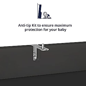 Cozy Castle Black Bookshelf with 12 Cubes and 4 Doors, 2-Tier Open Shelf Bookcase with Anti-Tilt Device for Bedroom, Living Room