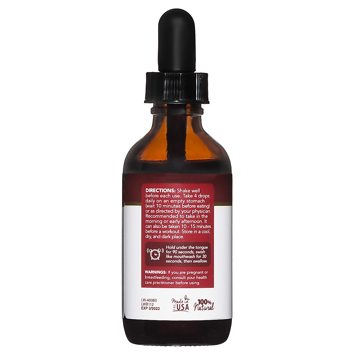 Liquid B12 Vitamin Sublingual – All-Natural Liquid Vitamin Vegan B12 Drops – Non-GMO Adenosylcobalamin Methylcobalamin B12 Supplement – Boost Your Immune System, Metabolism, Energy and Focus!