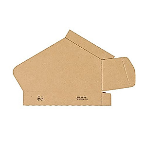 Restaurantware Bio Tek 6 .25 x 2 x 3.75 Inch Single Taco Holder 200 Greaseproof Stand Up Taco Holder - Large Self-Standing Kraft Paper Paper Taco Holder Freezable