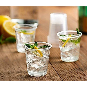 Framo 3 Oz Clear Plastic Cups, Small Disposable Bathroom Mouthwash Cups (Clear, 500)