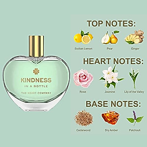 THE HEART COMPANY | Kindness in a bottle | Fresh Perfume for women | Vegan Women's Eau de Parfum | Clean & Unisex Fragrance 75ml - 2.5 fl oz.