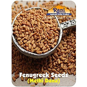 Rani Fenugreek (Methi) Seeds Whole 7oz (200g) Trigonella foenum graecum ~ All Natural | Vegan | Gluten Friendly | Non-GMO| Kosher | Indian Origin, used in cooking & Ayurvedic spice