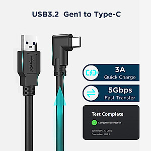 axGear Link Cable 10 Feet 3 Meters High Speed Data Transfer USB Type-C for Oculus Quest