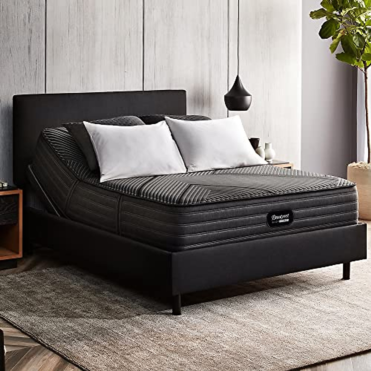 Beautyrest Black Hybrid LX-Class 13.5” Plush King Mattress, Cooling Technology, Supportive, CertiPUR-US, 100-Night Sleep Trial, 10-Year Limited Warranty