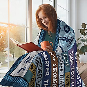 Brother Gifts from Sister, Gifts for Brother Blanket 60"x 50", Birthday Gifts for Brother, Brother Gifts, Brother Birthday Gifts from Sister, Brother Gifts Ideas for Christmas Graduation Fathers Day