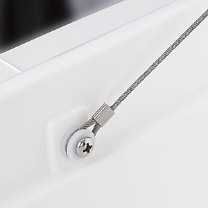 14 inch Heavy Duty Stainless Steel Cooler Lid Strap Replacement Plastic Lid Strap for Igloo Coolers and Coleman Coolers Replacement Parts,Cooler Lid Strap Replacement kit (4)