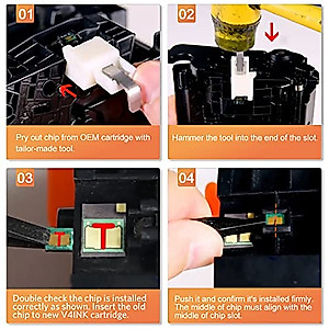 V4INK Compatible 58A Toner Cartridge NO-CHIP Replacement for HP 58A 58X CF258A Toner for HP Pro M404dn M404dw M404n MFP M428fdw M428fdn M428dw M430F M406DN M304 M404 M428 Printer (OEM CHIP NEEDED)