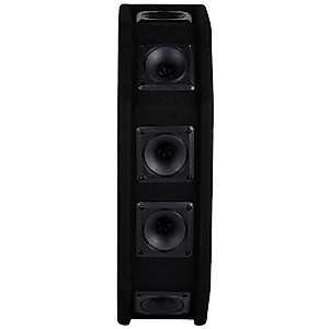 Pyle-Pro 6 Way DJ Speaker System, 300 Watt Peak Power, 150 RMS, Six 2.5 Inch Piezo Horn Tweeters, 8 Ohm Impedance, Full Range Audio Reproduction, Black Carpeted Finish