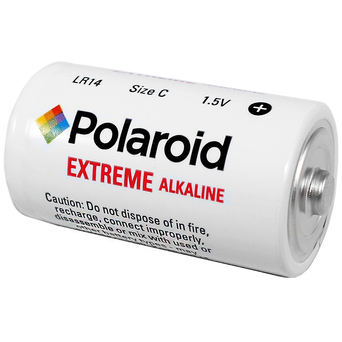 Polaroid Extreme C Cell Size Alkaline Batteries 1.5V LR14 (12-Pack)