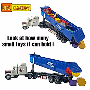 Big Daddy Big Rig Heavy Duty Construction Crane Truck - Build and Hoist Series