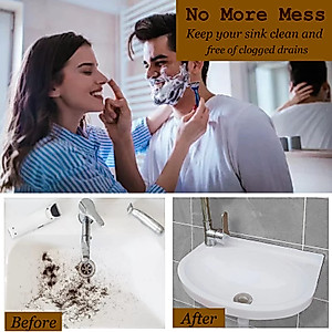 MOLANLY 2Pcs Beard Bib Beard Apron - Waterproof Beard Hair Catcher for Men Shaving & Trimming - Non-Stick Beard Cape Grooming Cloth with 2 Suction Cup, Christmas Gifts for Men Father Boyfriend