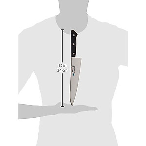 Mac Knife Series French Chef's Knife, 10-Inch, 8.5 Inch, Silver