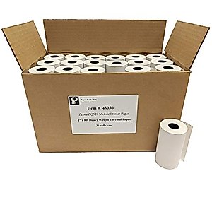 Zebra ZQ520/QL420/RW420 Mobile Printer Thermal Paper (36 Rolls) - Law Enforcement E-Citation Ticket Paper - (NOT Labels)