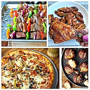 Square Air Fryer Accessories 12 pcs with Recipe Cookbook Compatible with Philips Air Fryer, COSORI