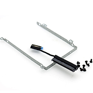 Deal4GO SATA Hard Drive Cable DG95V DC02C005S00 w/ 2.5" HDD Caddy Bracket Replacement for Dell Precision M3800 XPS 15 9530 L522X