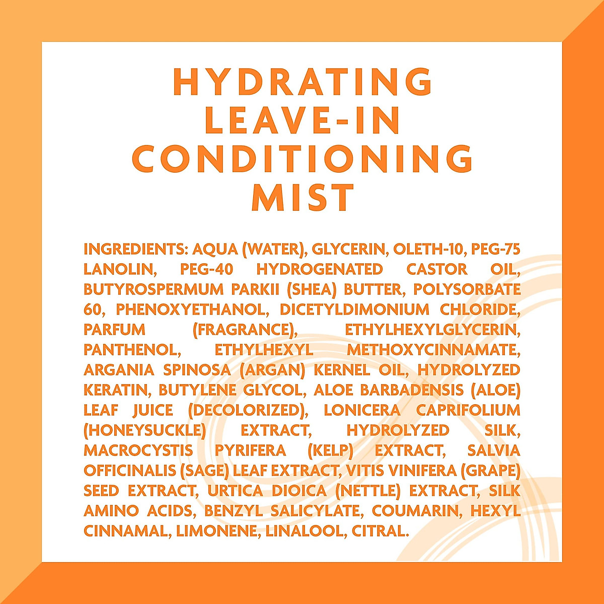 Cantu Leave-In Conditioning Mist with Pure Shea Butter, 8 fl oz (Pack of 2) (Packaging May Vary)